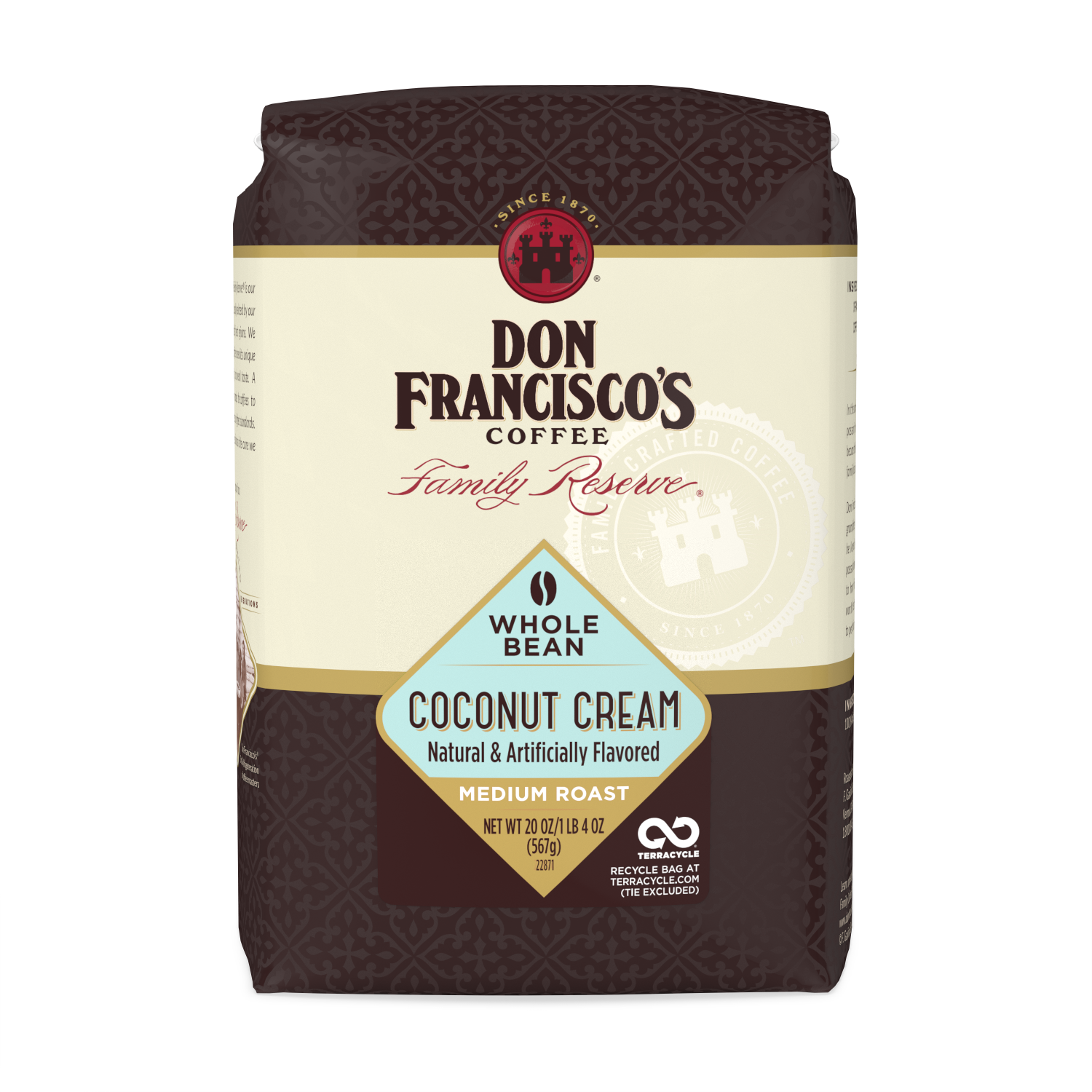 Coconut Cream Coffee Bag – Don Francisco's Coffee