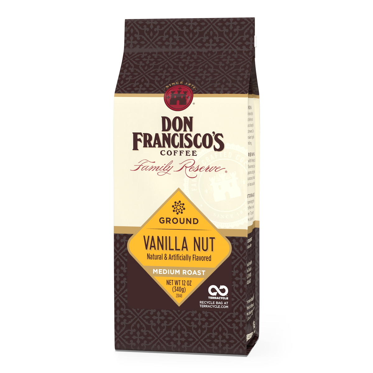Don Francisco's Coffee Whole Bean or Ground Vanilla Nut 12 oz. or 32 oz ...